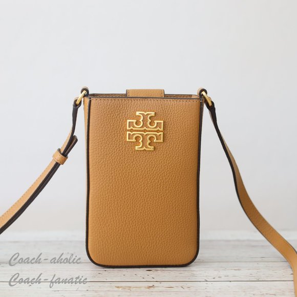 Tory Burch | Bags | Nwt Tory Burch Britten Pebble Leather Phone ...